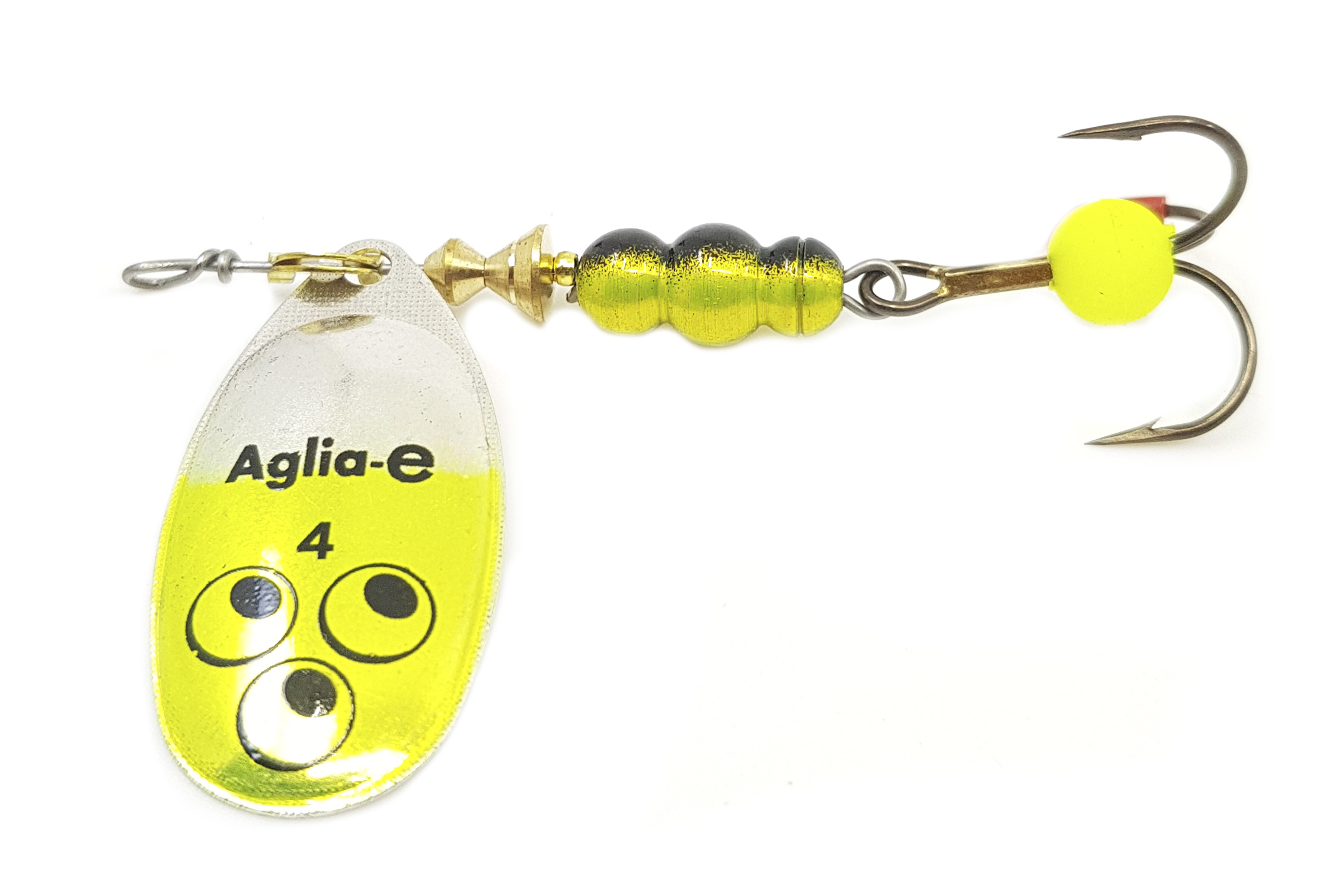 Mepps Aglia-E Brite No.4 - 9g - Spinner alm. - fluer.dk